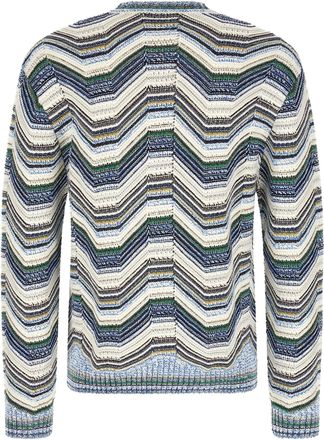 Missoni Geometric Zigzag Pattern Sweater - Cream