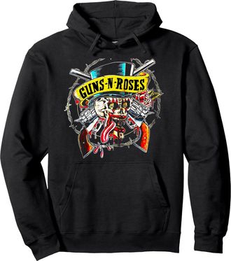 Guns n' Roses Offizielle Guns N Roses Skull & Guns Pullover Hoodie
