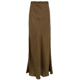 Aspesi Maxi-Rock mit hohem Bund - - Skirts - Damen - Braun - XS
