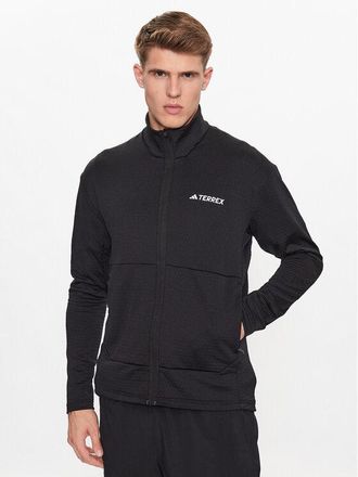 adidas Fleecejacke IB1818 Schwarz Slim Fit