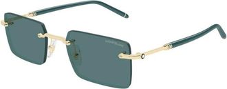 Montblanc Montblanc, Homme, Accessoires, Vert, Taille: 53 MM Meisterst&uuml;ck Lunettes de soleil
