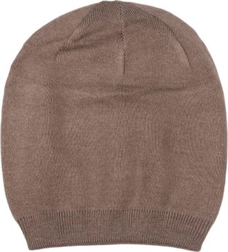styleBREAKER Unisex Feinstrick Beanie Mütze Einfarbig mit Rippbündchen, Doppellagige Winter Strickmütze warm 04024195, Farbe:Taupe