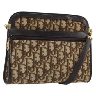 Dior Pre-owned Toile sacs-dior - Femme - Pre-owned - Beige - Taille: ONE Size