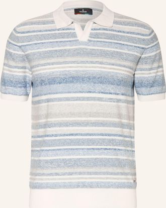 Ragman Ragman Strick-Poloshirt blau