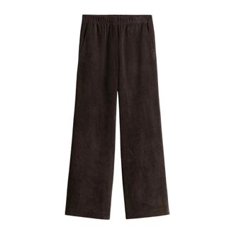 OPUS Mileni Cord-Hose mit weitem Bein - - Trousers - Damen - Braun - L
