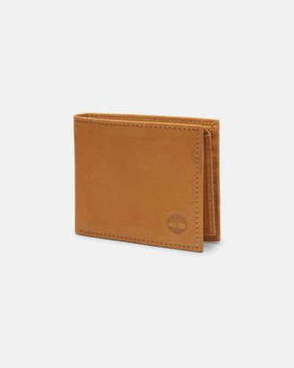 Timberland Wheatlock ikonische Passcase Brieftasche aus Nubukleder in Gelb, Herren, Gelb