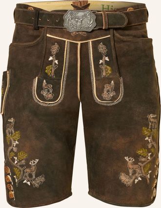 HIRSCHER Hirscher Trachten-Lederhose Traunstein braun