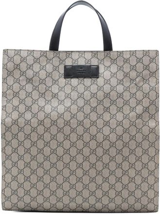 Gucci Hobo Bags - GG Supreme Convertible Soft Tote - Gr. unisize - in Braun - f&uuml;r Damen