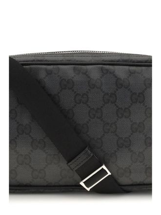 Gucci Mens Shoulder Bag Mini Essence Classic Black Fabric