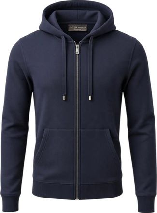 FILIPPO DE LAURENTIIS Sweater zipp&eacute; - Homme - Sweatshirts et sweats &agrave; capuche - Bleu - Taille: XL