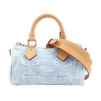 Louis Vuitton Pre-owned Denim Mini Bag - - Pre-owned - Damen - Blau - ONE SIZE