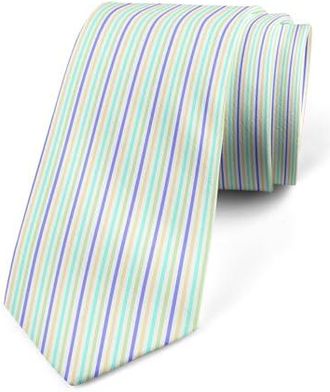 Generic Cravate Pour Hommes Blanc Bleu Vert Jaune Formelle Necktie Classique Cravate Pour Affaires Remise De Dipl&ocirc;me C&eacute;l&eacute;brations