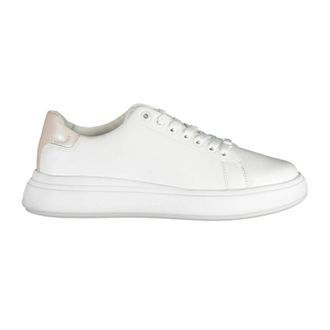 Calvin Klein Sportliche wei&szlig;e Sneaker mit Kontrastdetails - - Shoes - Damen - Wei&szlig; - 40 EU