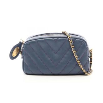 Chanel Sac bandouli&egrave;re vintage doccasion - Femme - Pre-owned - Bleu - Taille: ONE Size