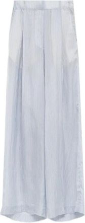 Dries Van Noten Femme, Pantalons, Bleu, Taille: 38 FR Pantalone