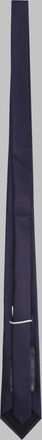Saint Laurent Satin Silk Tie - Blue