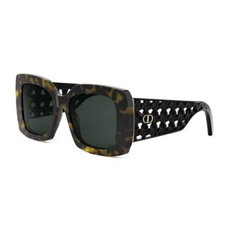 Dior Stilvolle Sonnenbrille mit gr&uuml;nen Gl&auml;sern - - Accessories - Damen - Schwarzk - 54 MM