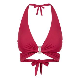 Iceberg Femme, Maillots de bain, Rouge, Taille: 38 FR Haut de Bikini avec D&eacute;tail Central