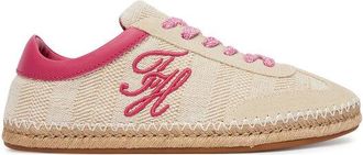 Tommy Hilfiger Espadrilles Woven Logo Embroidery FW0FW09108 Beige