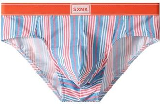 Generico Slip Triangulaire respirant pour homme Boxer doux &agrave; taille basse Maillots de bain respirant en m&eacute;lange de coton pour homme pour piscine et plage Slip 