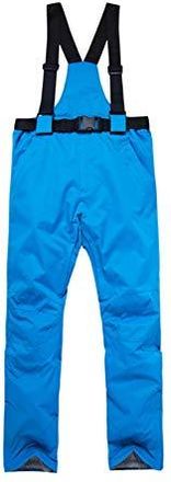 Generic Salopette de neige pour homme - Pantalon de ski imperm&eacute;able - Salopette de ski - Doublure chaude - Pantalon de snowboard - Avec bretelles r&eacute;glables - 