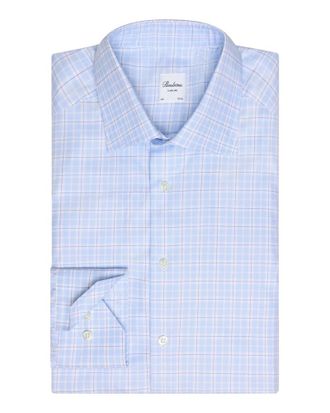 Stenstr&ouml;ms Twofold Super Cotton-Hemd mit Karomuster in Vollzwirn-Qualit&auml;t, Slimline in