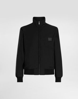 Dolce & Gabbana Jacke Aus Wolle In Leinwandbindung - Mann Mäntel Und Jacken Schwarz 52