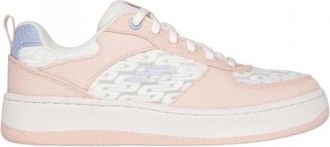 Skechers Sport Court 92 Sneaker f&uuml;r Damen (Naturwei&szlig;/Pink)