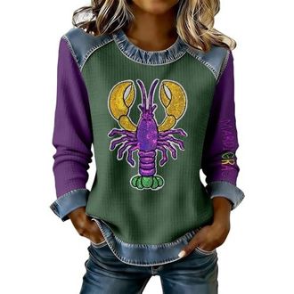 Generic Sweat-shirt &agrave; capuche &agrave; manches longues et col rond pour femme, blanc, 3XL