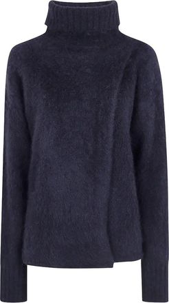 Uma Wang Rollkragenpullover - Schwarz