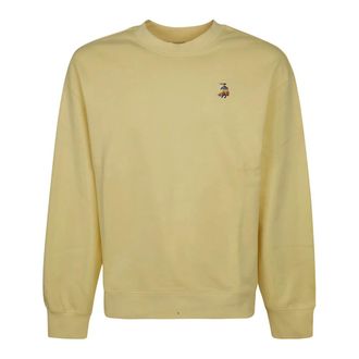 Maison Kitsun&eacute; Homme, Sweatshirts et sweats &agrave; capuche, Jaune, Taille: M SweaT-shirt Confort R&ecirc;ve de Renard