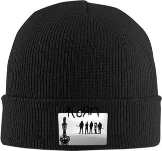 Generic Chapeau dHomme, Silhouette de Fanfare Jouant de la Musique, Fond Sombre. Hommes, Femmes Bonnet tricot&eacute; Unisexe Bonnet Pull Cadeau Hiver Chaud Thermiqu