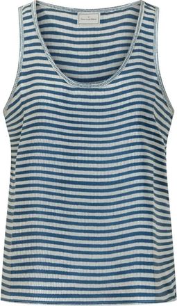 Pierre-Louis Mascia Femme, Tops, Bleu, Taille: 38 FR D&eacute;bardeur en Soie Ray&eacute;