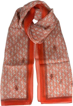 Borbonese Femme, Accessoires, Rouge, Taille: ONE Size Silk Stole