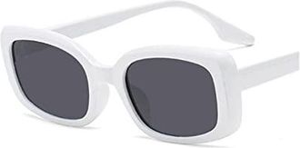 Generic 2025 Designer Small Frame Square Street Shot Lunettes de soleil pour hommes et femmes pour les vacances en plein air (couleur : A, taille : 1)