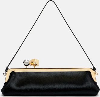 Jacquemus Schultertasche Salon aus Kalbshaar
