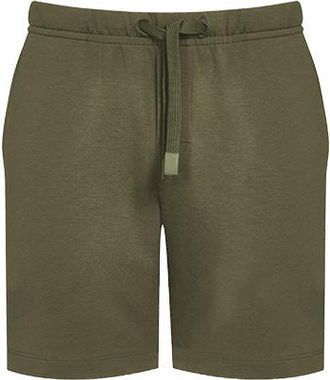 Mey Mey Herren Sweatshorts grün Baumwolle unifarben