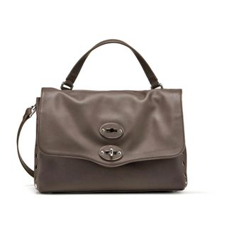 Zanellato Femme, Sacs, Brun, Taille: ONE Size Borsa in pelle liscia di vitello