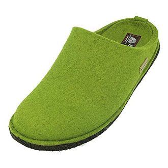 Haflinger Flair Soft 311010, Chaussons Mixte Adulte, Pointure:36 EU, La Couleur:Vert