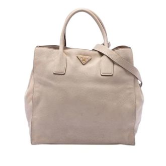 Prada Pre-owned Vintage Satchel - - Pre-owned - Damen - Beige - ONE SIZE