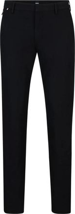 HUGO BOSS Homme, Pantalons, Noir, Taille: XL Pantalon Slim Fit Stretch en Coton