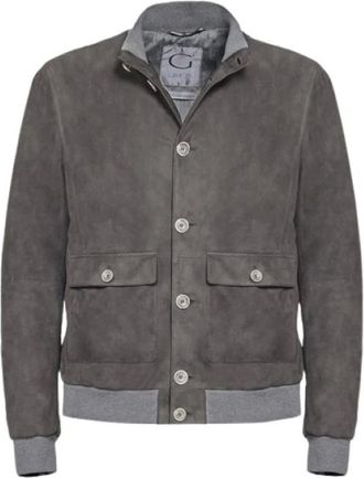 Gimos Homme, Vestes, Beige, Taille: M Veste Polo en Su&egrave;de