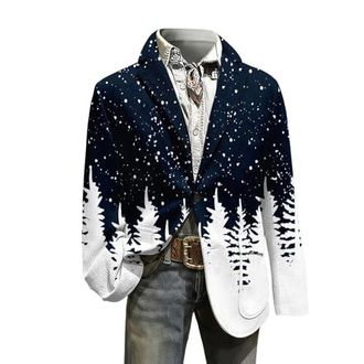 Generic Blazer intelligent en velours côtelé pour homme - Coupe ajustée - Couleur unie - Léger - Avec poches - Couleur unie - Manches longues - Boutonnage sim