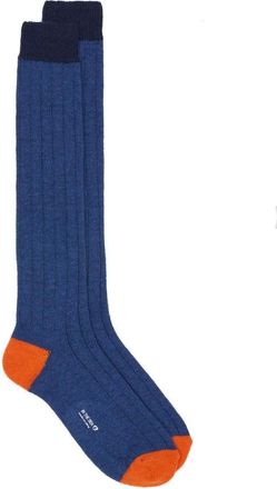 In The Box Homme, Sous-v&ecirc;tements, Bleu, Taille: L/Xl Chaussettes longues Cachemire Basic