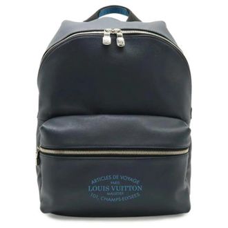 Louis Vuitton Pre-owned Taiga Leder Rucksack - - Pre-owned - Damen - Blau - ONE SIZE