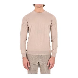 Drumohr Pullover mit Rundhalsausschnitt - - Knitwear - Herren - Beige - 2XL
