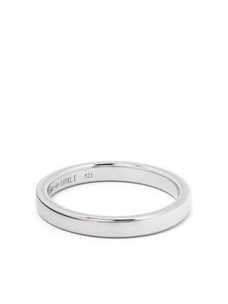 Loyal.e Paris bague en or blanc 18ct recycl&eacute; - Argent