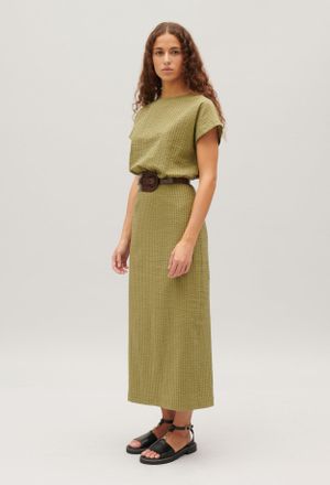 Claudie Pierlot Robe midi rayures