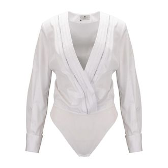 Elisabetta Franchi Shirt - - Tops - Damen - Wei&szlig; - S