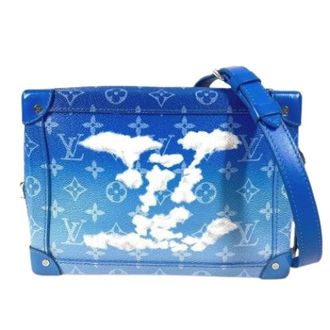Louis Vuitton unisex, Pre-owned, Bleu, Taille: ONE Size Sac bandouli&egrave;re vintage en toile Pre-owned